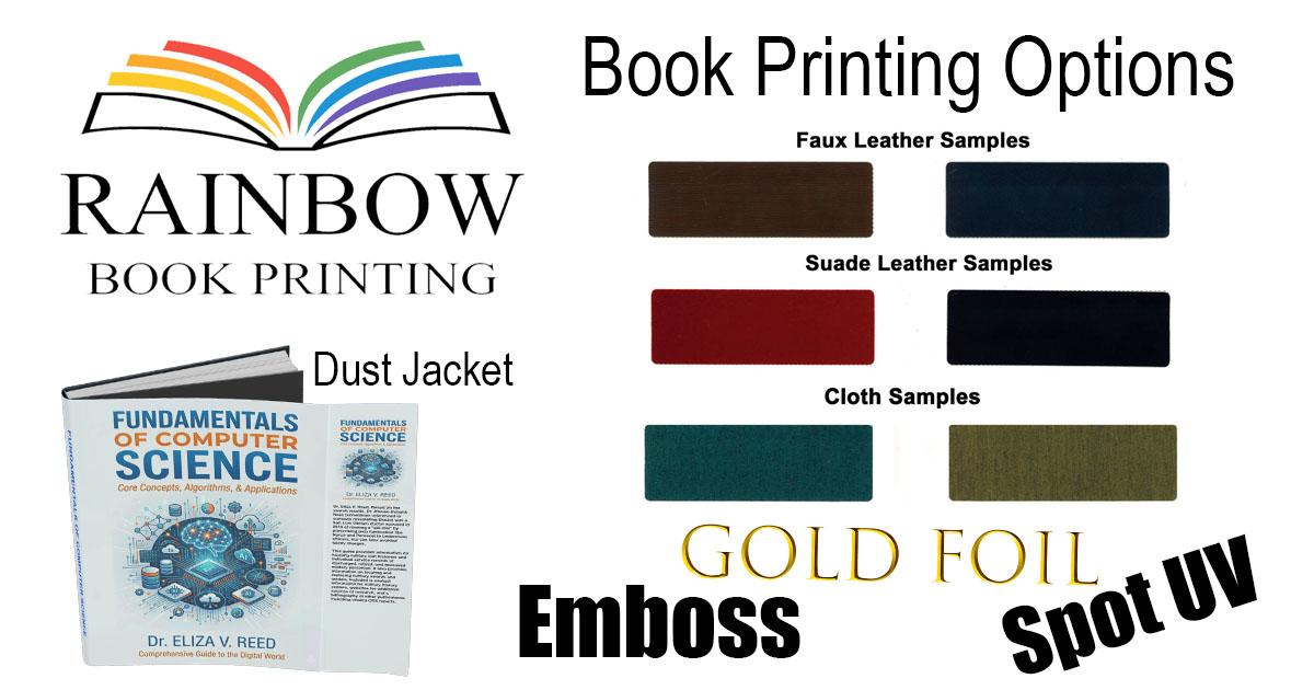 Book Printing Options | Dust Jacket, Foil Stamping, Embossing & More ...